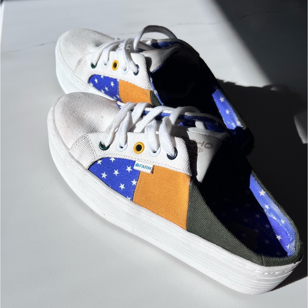 Rare Farm Rio Platform Sneaker Slides - Gem